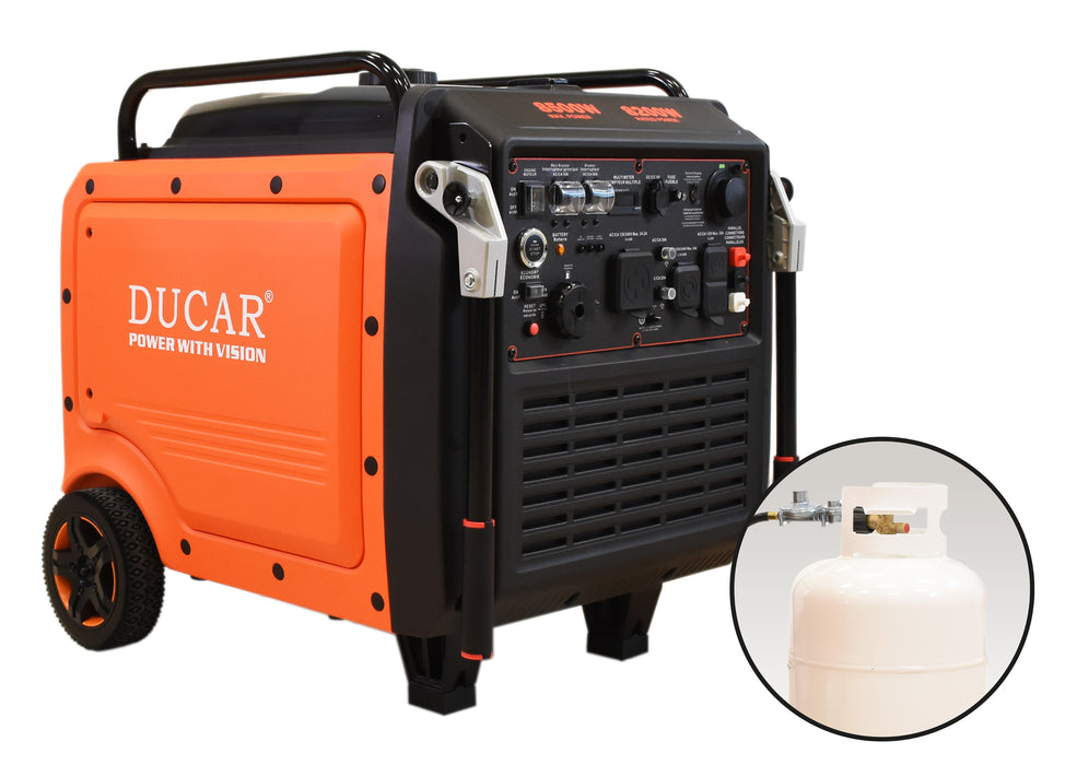 8500W Inverter generator with remote start (Dual fuel: LPG and Gas ...